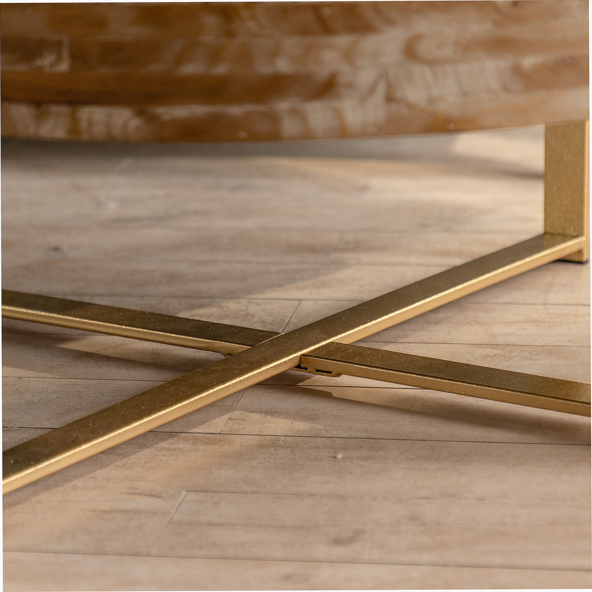 Mercer41 33.86"Modern Retro Splicing Round Coffee Table,Fir Wood Table Top - Wayfair Canada